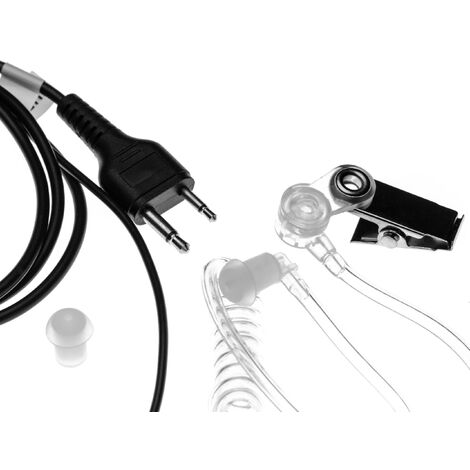 vhbw Headset mit Push-to-Talk Mikrofon kompatibel mit Icom IC-A22E, IC ...