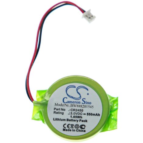 vhbw Batterie Ersatz für Panasonic CR2450, AFPX-BATT für Wireless ...