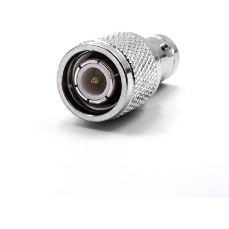 vhbw TNC Adapter (m) auf BNC Buchse für verschiedene Hochfrequenztechnik-Geräte - HF-Koaxialadapter