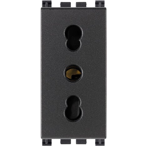 Presa 2P+T 16A Standard Italiano Serie Civile Vimar Arkè Grigio Cod. 19203