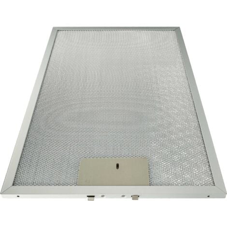 vhbw 2x Filtro metálico de grasa compatible con Profilo DVP 6R460 campana extractora - 38,8 x 26 ...