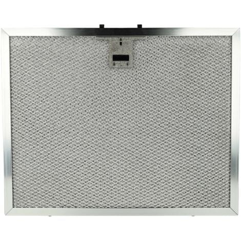 vhbw Filtro metálico de grasa reemplaza Miele 4002515643143, 8258241 para campana extractora metal