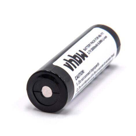 vhbw 1x batería reemplaza NB111, AD-MS10BT, NB-111 para mini disc, mini DV portátil (2600 mAh, 3 ...