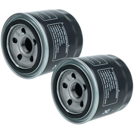 vhbw 2x Filtro aceite reemplaza John Deere AM101378, AM100750 para ...