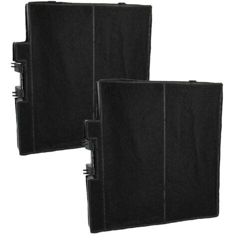 vhbw 2x filtro de carbón activado compatible con Neff D95QFM4NO, D95QFM4N0, D95QFM4N0/01 ...