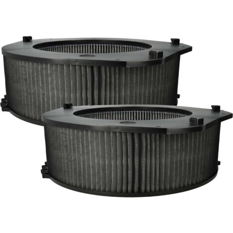 vhbw 2x filtro combi prefiltro fino+ HEPA+carbón activado compatible con Ideal AP60 PRO purificador