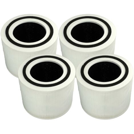 vhbw 4x Filtro HEPA compatible con Levoit Core 300 RF, 300S, 300 purificador aire - Filtro de ...
