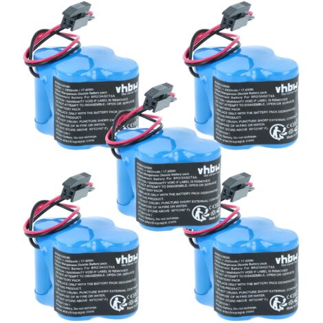 vhbw 5x batería compatible con GE Fanuc Amplifier BETA iSVSP, PLC 18-T ...