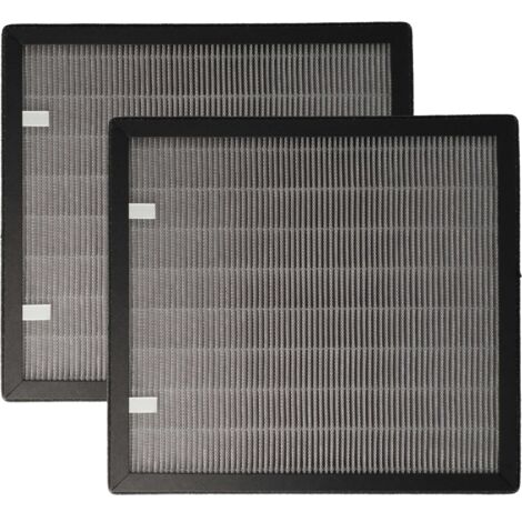 vhbw 2x Filtro de aire compatible con Steba LR5 ventilador (2x Combinado-prefiltro+HEPA+carbón ...