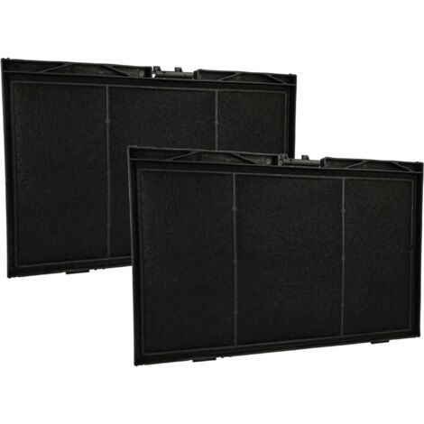 vhbw 2x filtro de carbón activado compatible con Neff D46ED22X0/02, D46ED22X0/03, D46ED22X0/04 ...