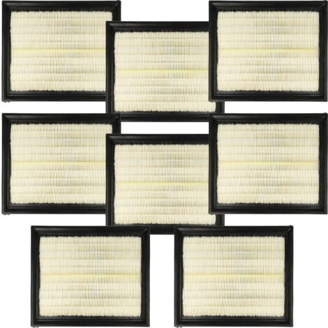 vhbw Set de 8x filtro de aspiradora compatible con Lidl Parkside PPWD 30 A1 aspiradora - Filtro ...