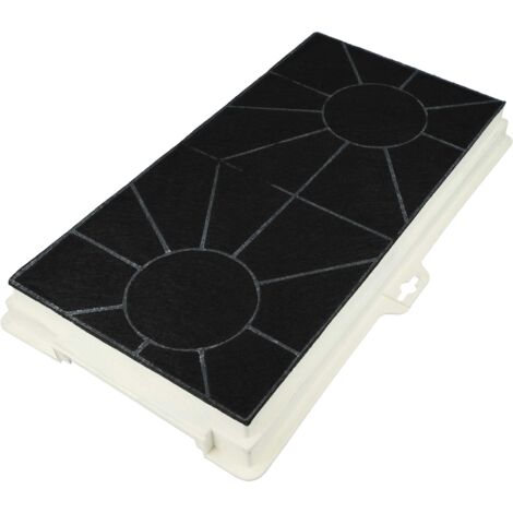 vhbw 4x filtro de carbón activado compatible con Bosch DHL755B/06, DHL755B/05, DHL755B/04 ...