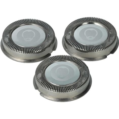 vhbw 3x cabezal de afeitar para afeitadoras reemplaza Philips HQ5