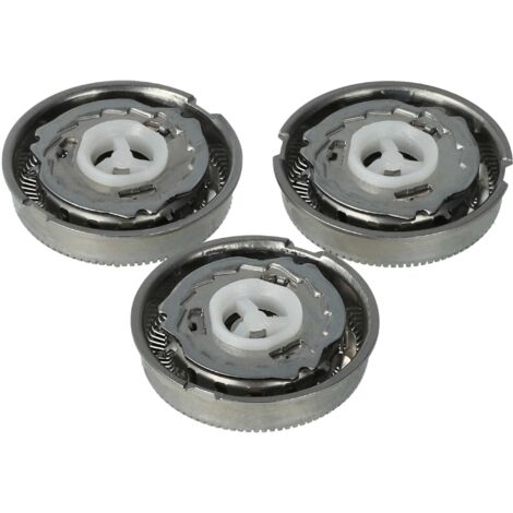 vhbw 3x cabezal de afeitar para afeitadoras reemplaza Philips HQ5