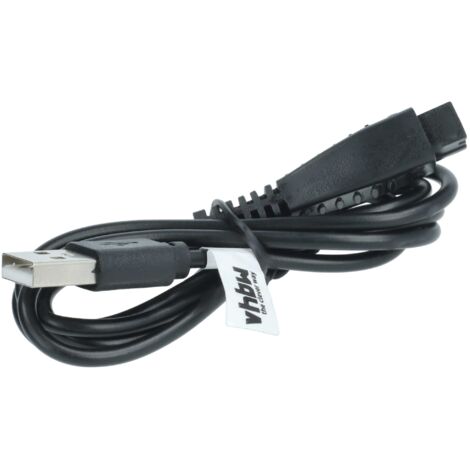 vhbw Cable de carga compatible con Panasonic ES-LT70, ES-LT71, ES-LV50 ...