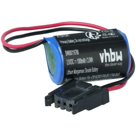 vhbw Batería reemplaza Allen Bradley 1747-BA, 1746-BAS, 1747-PT1, 1756 ...