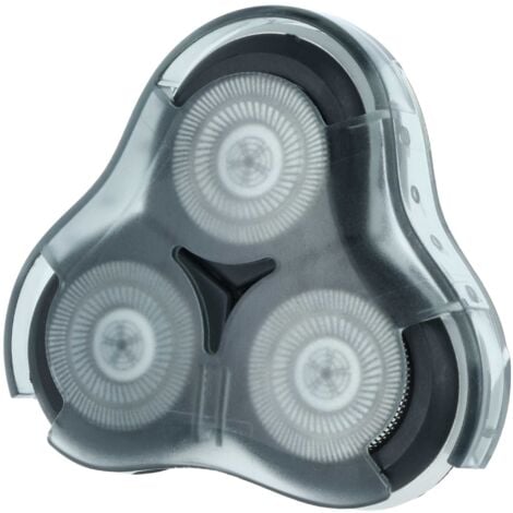 vhbw 3x cabezales reemplaza Philips RQ12 Old Edition para máquina de afeitar, negro