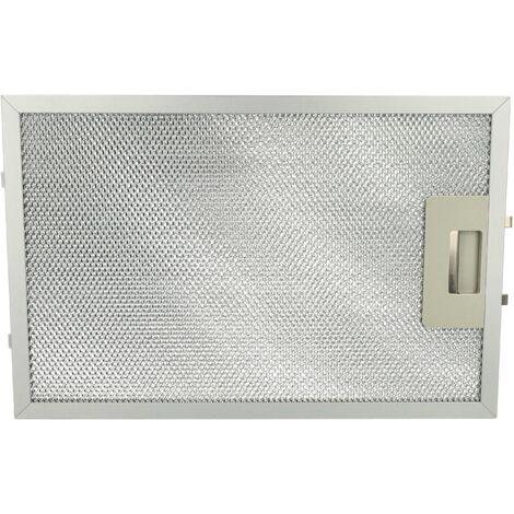 vhbw Filtro metálico de grasa reemplaza Teka 41TK0018, DM70, 81471000 para campana extractora ...
