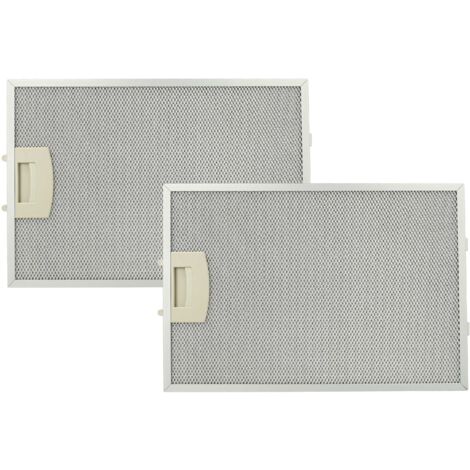 vhbw 2x filtro metálicos de grasa compatible con Neff D9970N0GB/02, D9970N0GB/03, D9970N0GB/04 ...