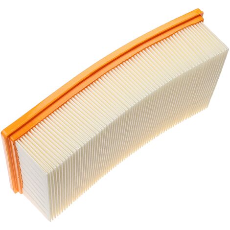 vhbw Set de 2x Filtro plisado plano compatible con Kärcher NT 65/2 Eco aspiradora industrial ...