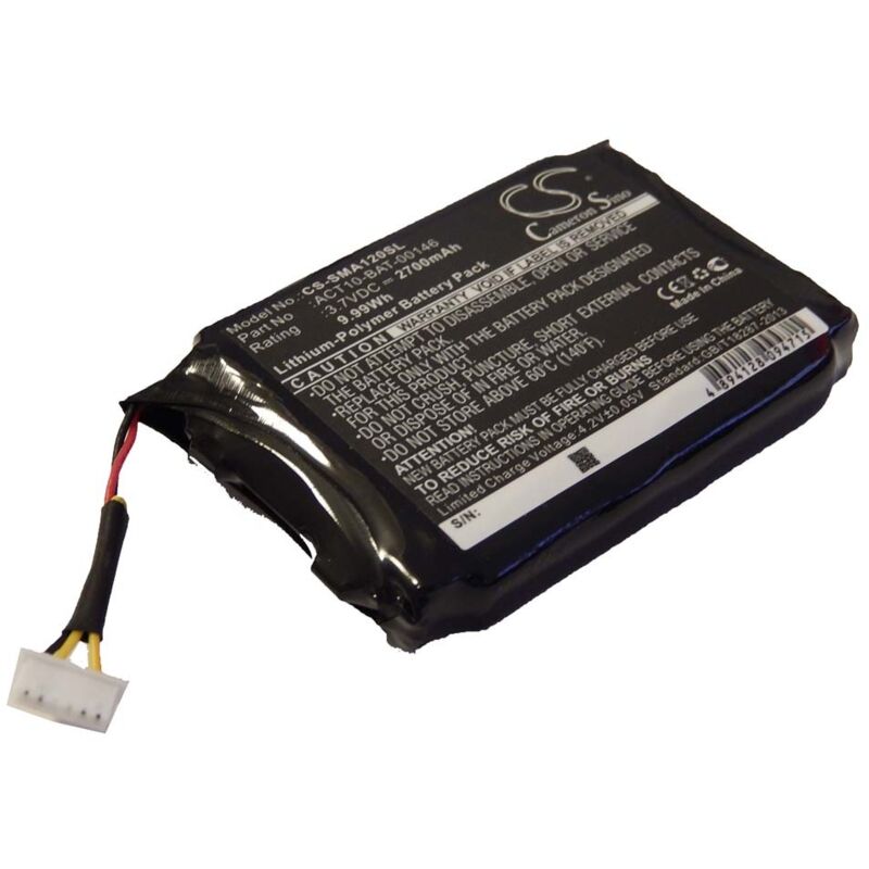 vhbw 1x Batterie compatible avec Satmap Active 12, 10 GPS, appareil de ...