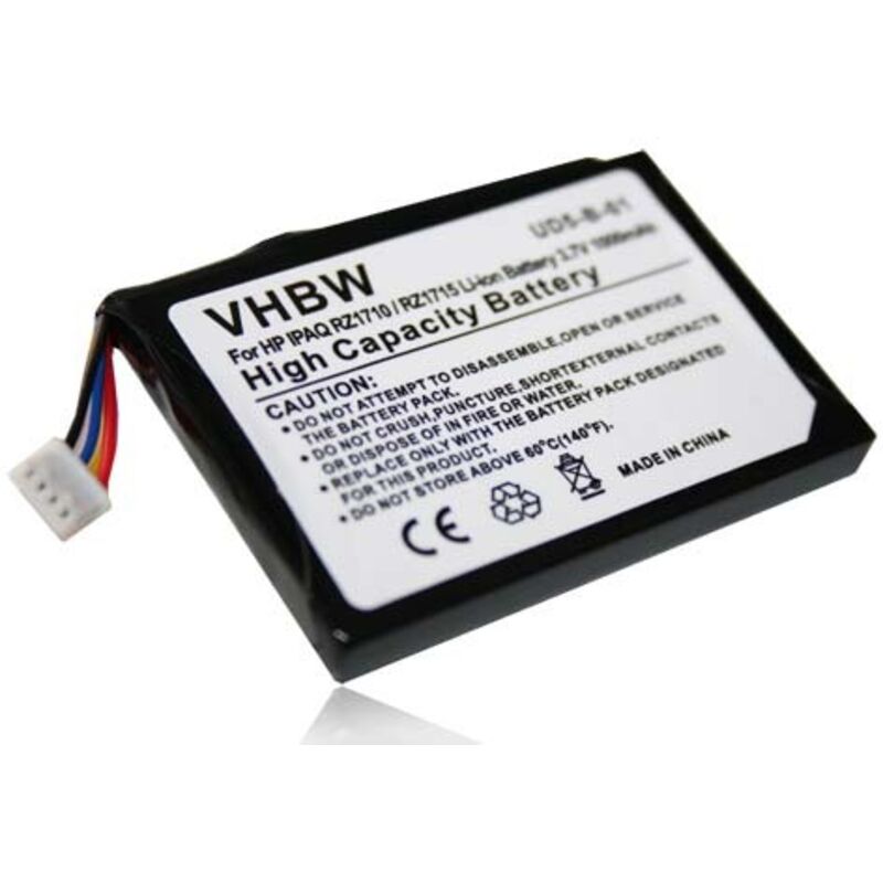 vhbw 1x Batterie compatible avec HP IPAQ RZ1717, RX1700, RZ1710, RZ1700 ...