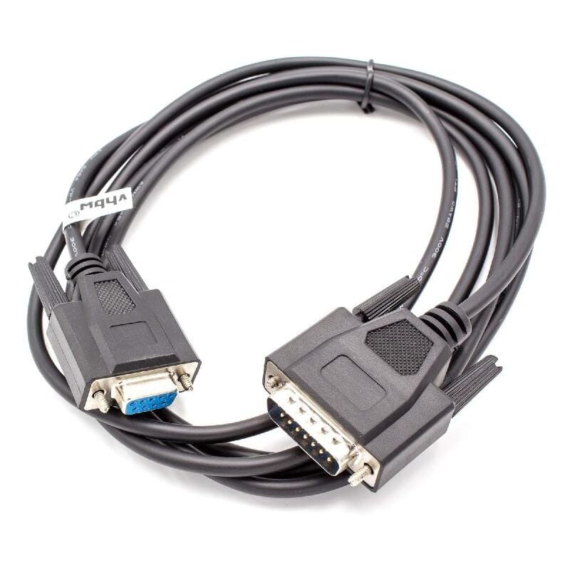 vhbw Câble adaptateur série RS-232 compatible avec Siemens Simatic OP25, OP17, OP15, OP35, OP27 ...