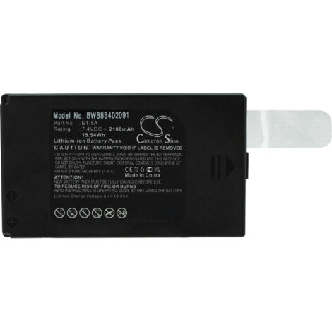 vhbw Batterie remplacement pour New Pos ET-5A pour scanner de code ...