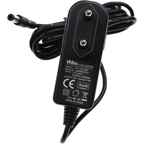 vhbw Chargeur compatible avec Pure Clean Smart DN622 robot aspirateur - 2 m