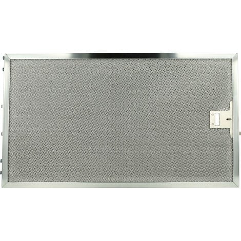 vhbw Filtre permanent anti-graisse remplacement pour Miele 8270450 pour hotte de cuisine, métal