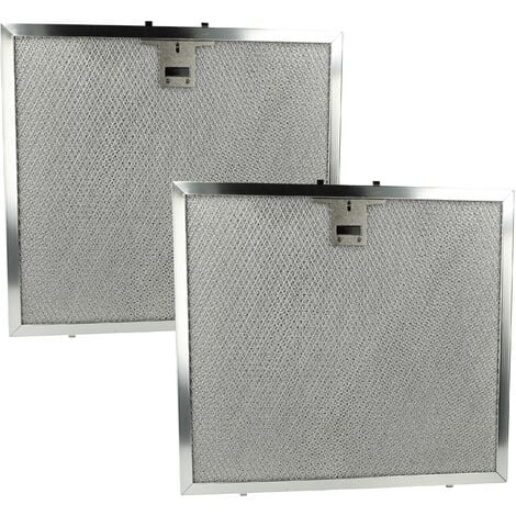 vhbw 2x Filtres anti-graisse compatible avec Miele DA 424 V, DA424EXT (2004 - 2006) hotte de ...