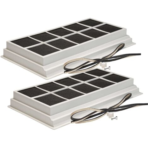 vhbw 2x Filtres à charbon actif compatible avec Miele DA 104 BRAUN, 5233.11S DA110BRAUN, 5033 ...