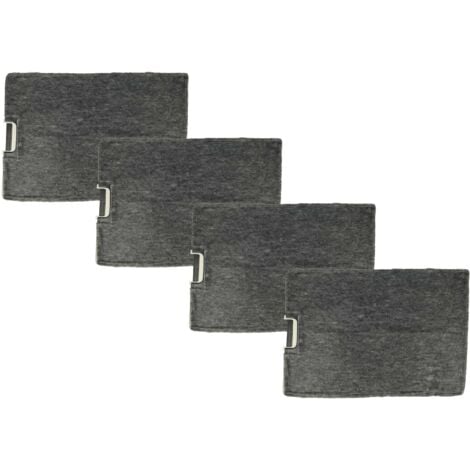 vhbw 4x Filtres à charbon actif compatible avec Miele DA 100 U, DA 101, DA 190-2 U, DA 1902U, DA ...