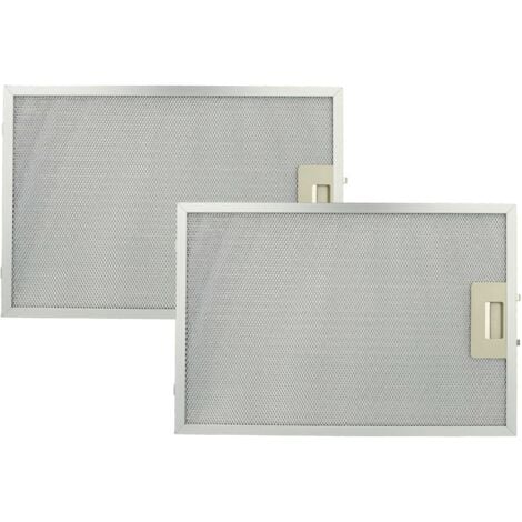 vhbw 2x Filtre anti-graisse compatible avec Siemens LC 64 WA 221, 64 BA 521, 64 WA 621, 64 WA ...