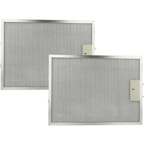 vhbw 2x Filtre anti-graisse compatible avec AEG X56133 MT 1 94215033100, X56223 MT 10 ...