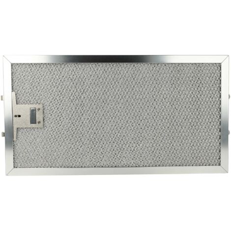 vhbw 2x Filtre anti-graisse compatible avec Miele DA 219 EXT, DA 219-2 EXT hotte de cuisine, métal