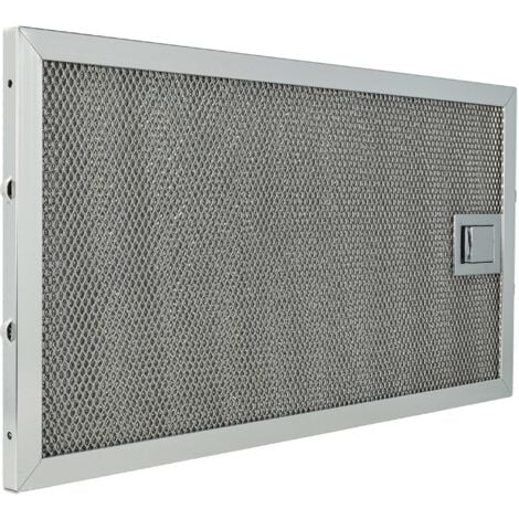 vhbw 2x Filtre anti-graisse compatible avec Miele DA 219 EXT, DA 219-2 EXT hotte de cuisine, métal