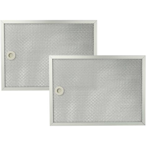 vhbw 2x Filtre anti-graisse compatible avec AEG 8060D-M, 8090D-M hotte de cuisine - 31,7 x 23,25 ...