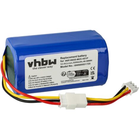 vhbw 1x Batterie compatible avec Proscenic PR-830T robot électroménager ...