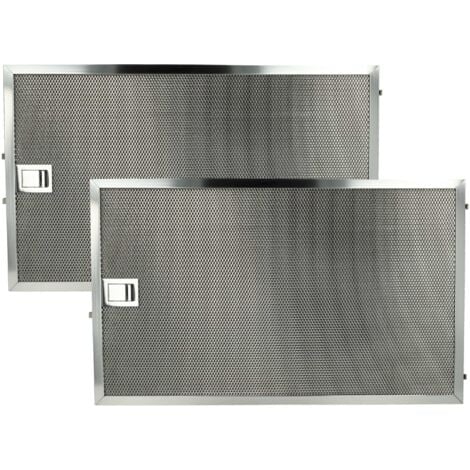 vhbw 2x Filtre anti-graisse compatible avec Miele DA6526D, DA 6520 D EXT CANTO hotte de cuisine ...
