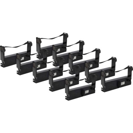 vhbw 10x Ruban encreur remplacement pour ERC-43, ERC-43B, C43S015461 ...