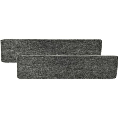 vhbw 2x Filtres à charbon actif compatible avec Miele DA 1200, DA 1255, DA 1160-60, DA 1180, DA ...