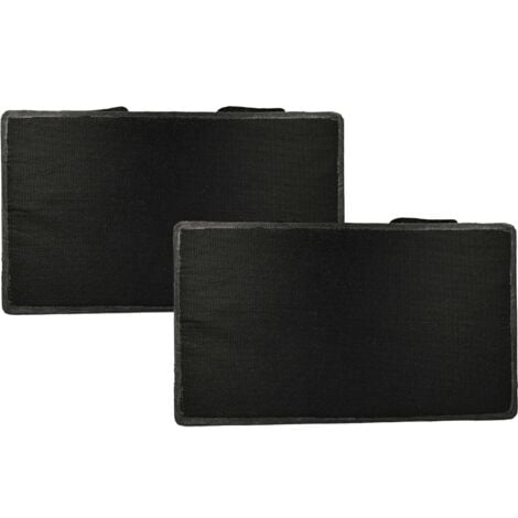 vhbw 2x Filtres à charbon actif compatible avec Miele DA 327 I EXT, DA 329, DA 329 I 90, DA 329 ...