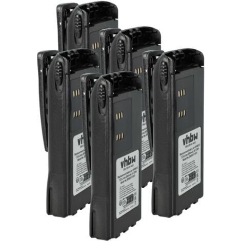 vhbw 5x Batterie compatible avec Motorola PTX700, PRO7750, PTX780 ...