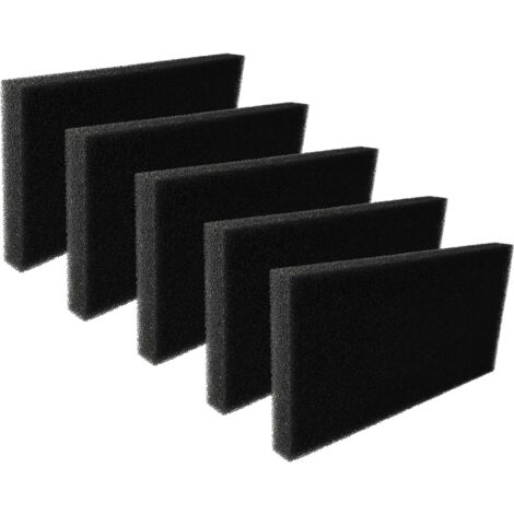 vhbw 5x filtre mousse compatible avec Gorenje D 7465 A++, D 7462, D4E72 ...