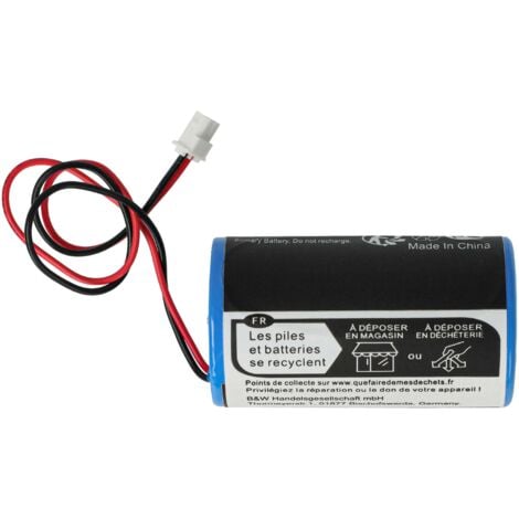 vhbw 5x Pile compatible avec Visonic MCS-730, MCS-710, MCS-720 système ...