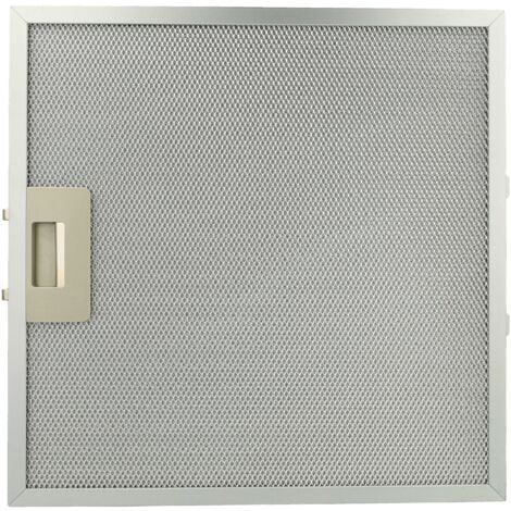 vhbw Filtre anti-graisse compatible avec Privileg hotte de cuisine - 32 x 32 x 0,85 cm, métal
