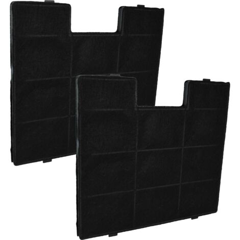 vhbw 2x Filtres à charbon actif compatible avec Amica KH 17195 E Shine Inox 80, 17194 E Shine ...