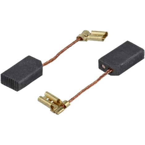 vhbw 2x balais charbon 5 x 10 x 17,5 mm compatible avec Fein WSG 12-150, 13-125, 12-70 E, 14-125 ...