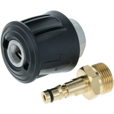 vhbw 2x Adaptateur en kit vers filetage M22 compatible avec Kärcher K 2, 4, 5, 3 nettoyeur haute ...